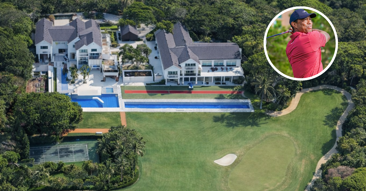 Golf Legend Tiger Woods' $54 Million Mansion on Jupiter Island