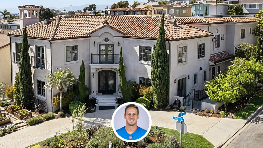 Lions QB Jared Goff’s $11 Million Manhattan Beach Mansion